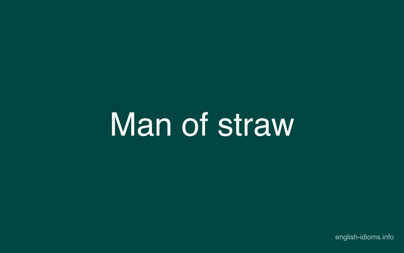 Man of straw