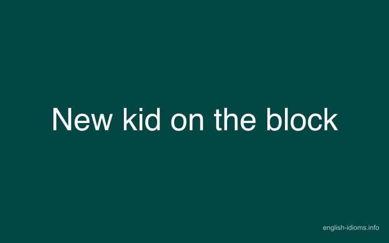 New kid on the block