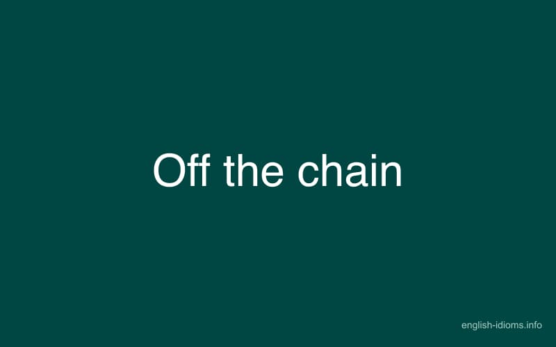 Off the chain