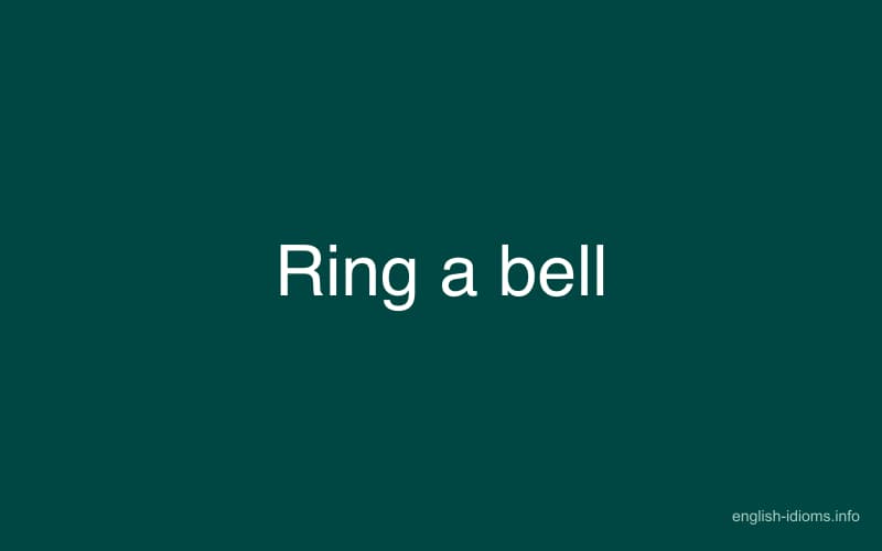 Ring a bell