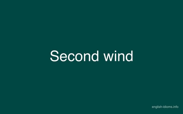 Second wind