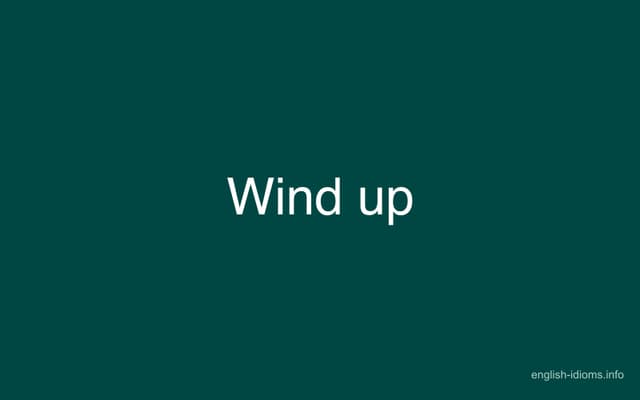 Wind up